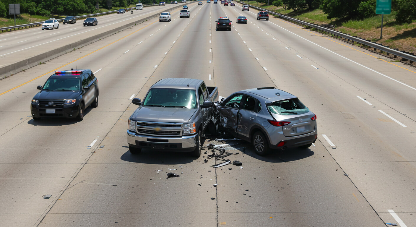 Three People Killed After Three-Vehicle Crash on Interstate 35 in Round ...