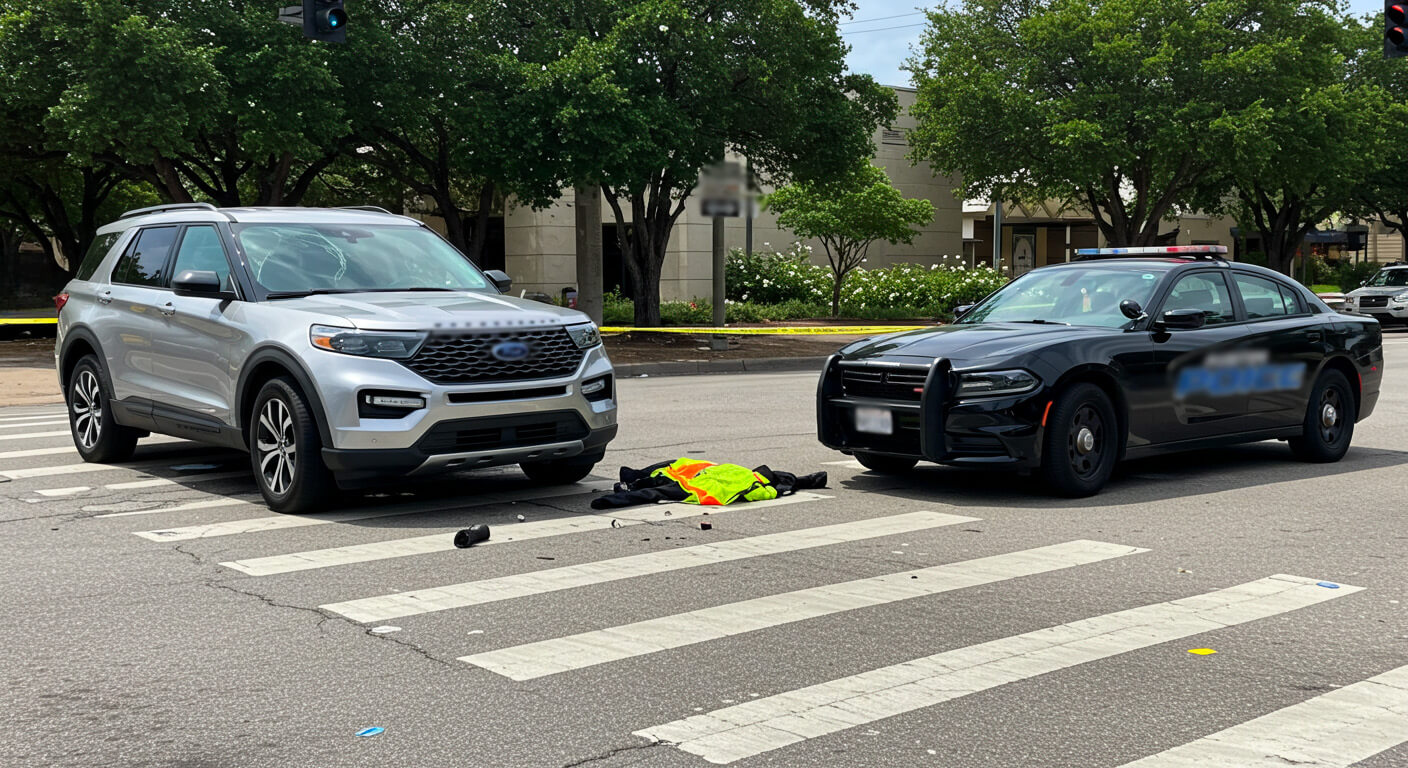 Pedestrian Killed After Being Hit by a Car Crash on Lamar Boulevard in ...