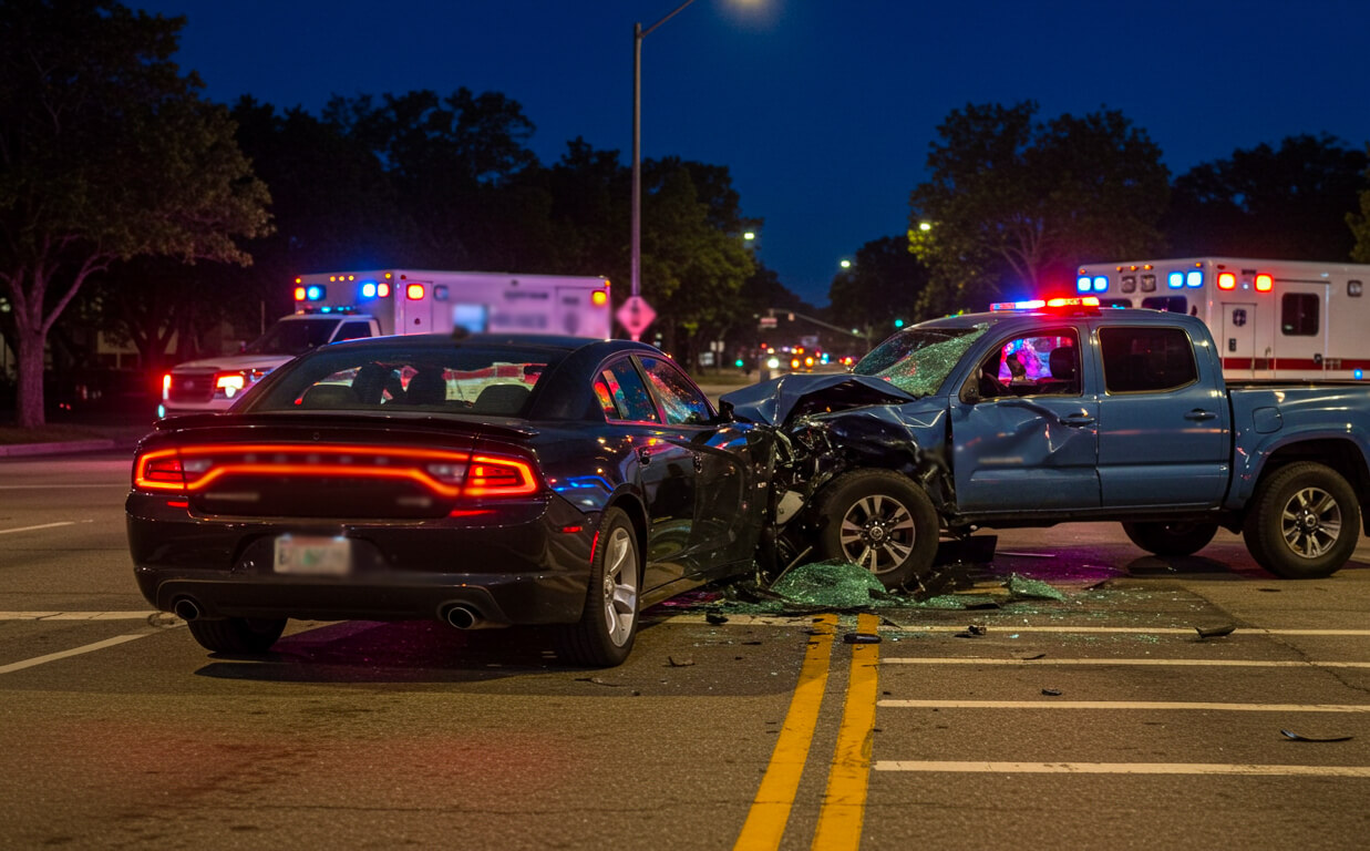 Two People Hospitalized After a Car Crash on East Wilco Highway in ...