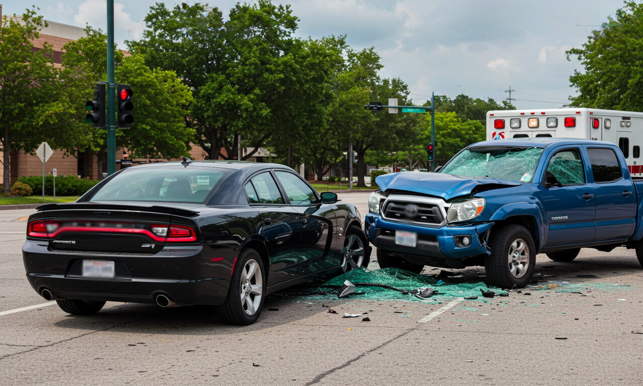 Multiple People Hospitalized After a Car Crash on Southwest Parkway in ...